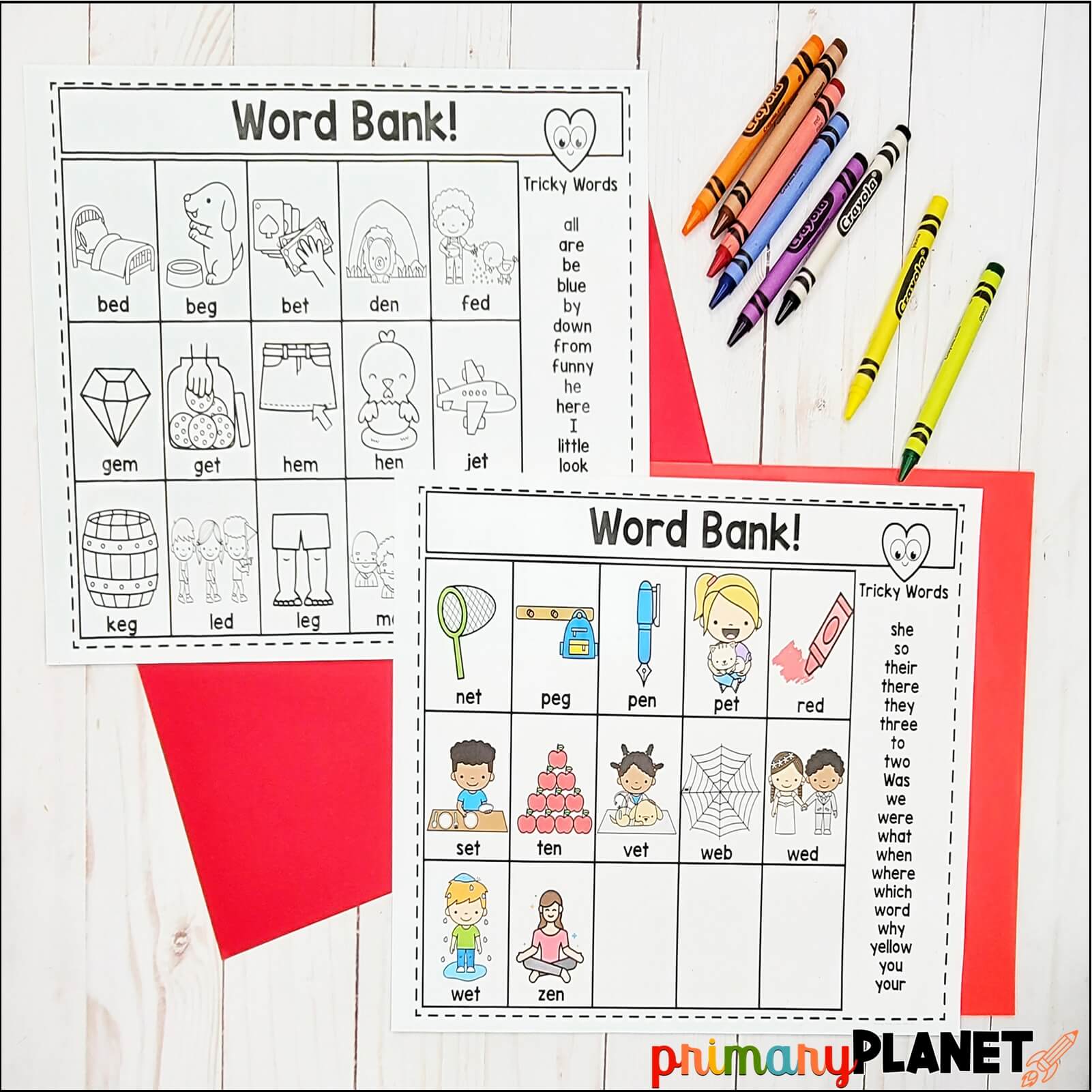 Short e Words CVC Phonics Writing Prompts with Pictures - SOR Aligned ...