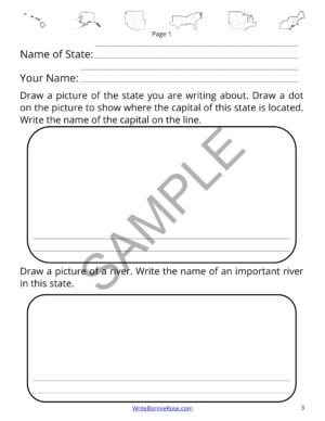 State Report Templates: United States History & Geography | Made By ...