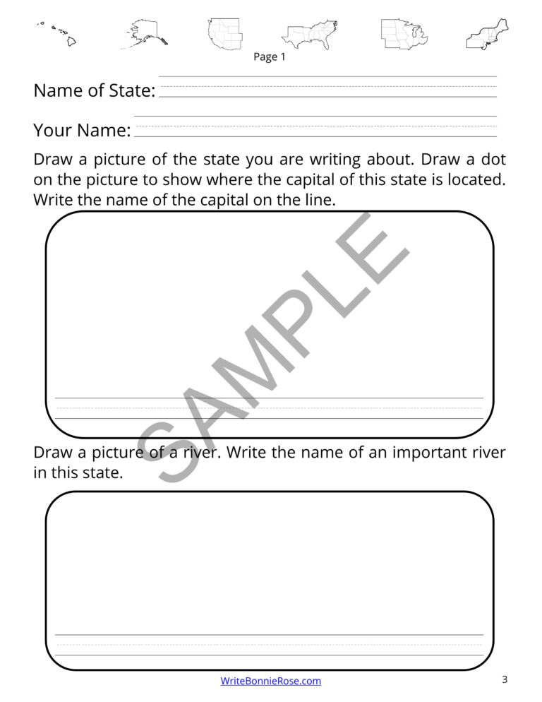 State Report Templates: United States History & Geography | Made By ...