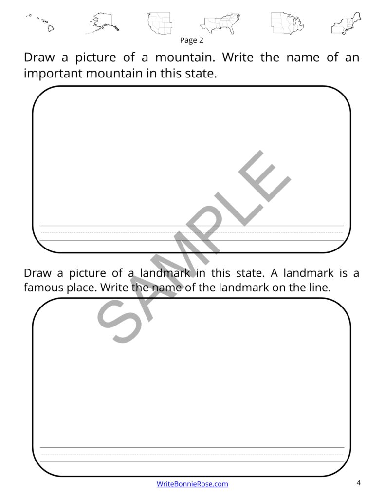 State Report Templates: United States History & Geography | Made By ...