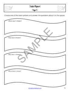 State Report Templates: United States History & Geography | Made By ...