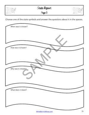 State Report Templates: United States History & Geography | Made By ...
