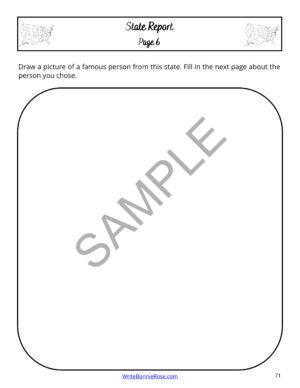 State Report Templates: United States History & Geography | Made By ...