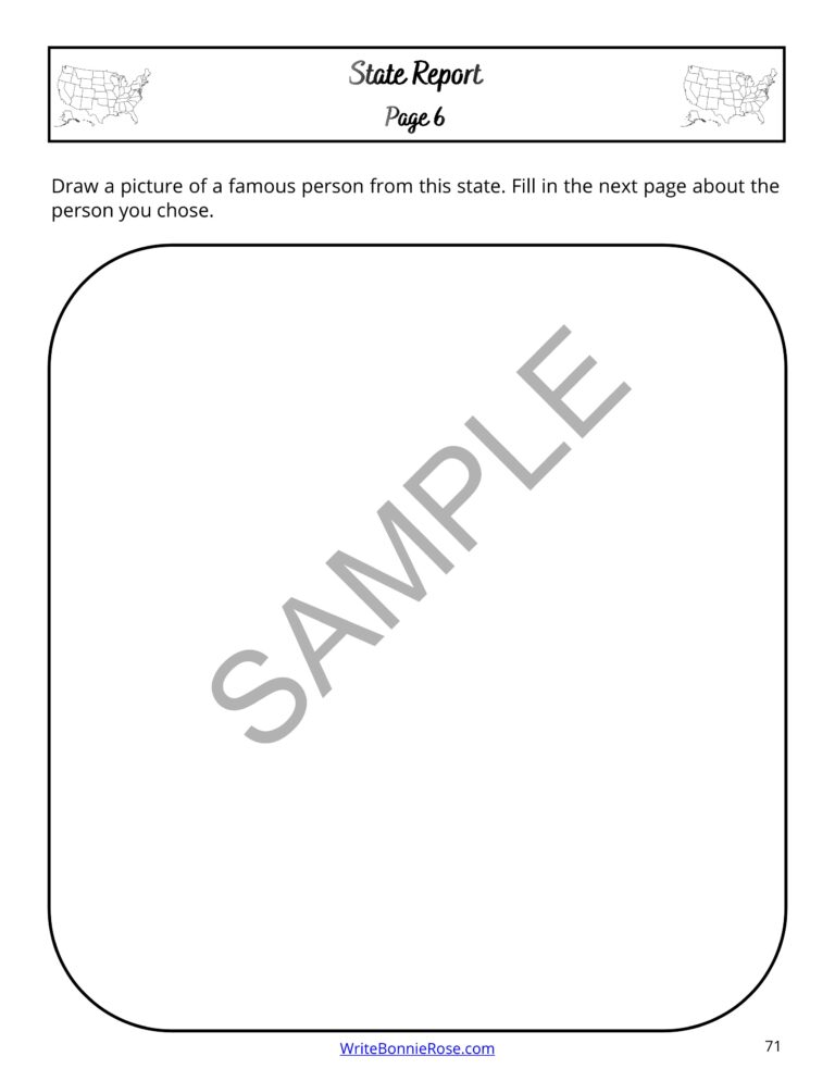 State Report Templates: United States History & Geography | Made By ...