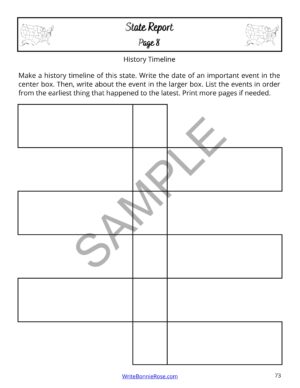 State Report Templates: United States History & Geography | Made By ...