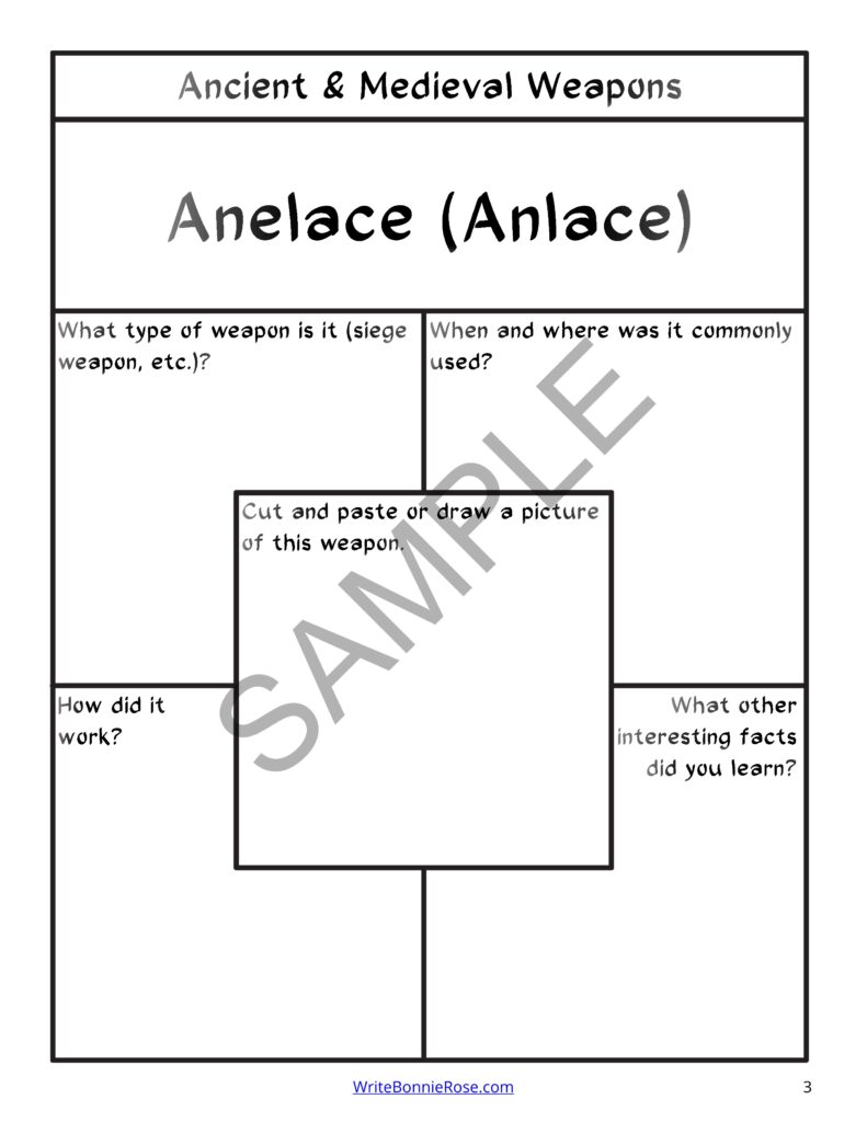 Ancient & Medieval Weapons Notebooking Journal | Made By Teachers
