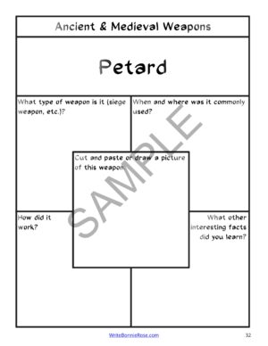 Ancient & Medieval Weapons Notebooking Journal | Made By Teachers