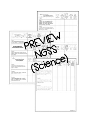 Second Grade Standards Checklist | Made By Teachers