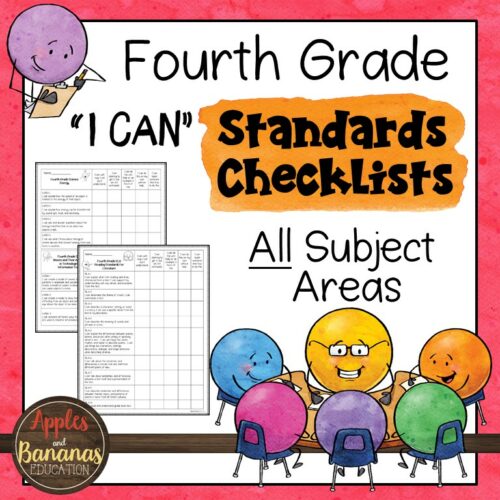First Grade Standards Checklist | Made By Teachers