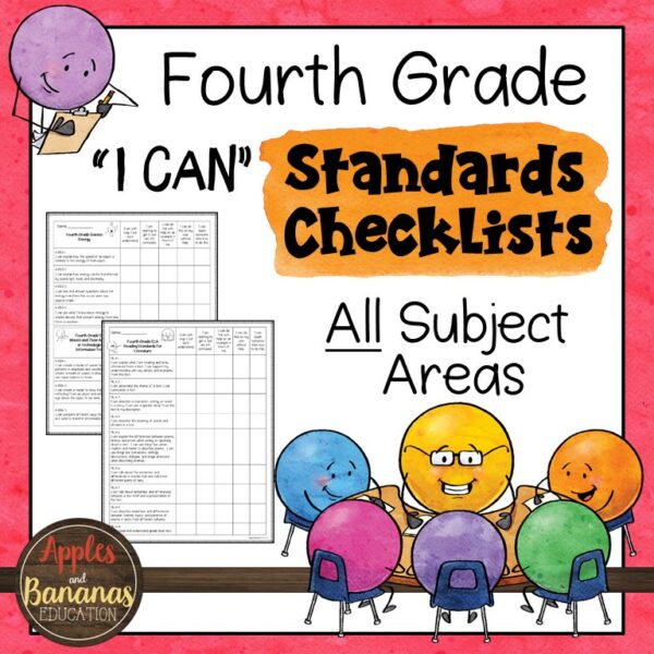 Fourth Grade Standards Checklist | Made By Teachers