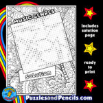 Music Genres Word Search Puzzle Activity Page with Coloring | Music ...