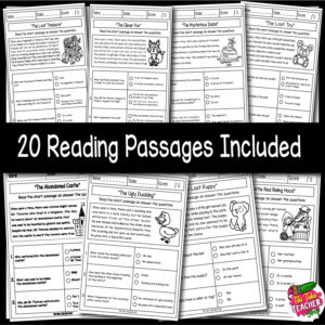 Reading Comprehension Passages - First Grade | Made By Teachers