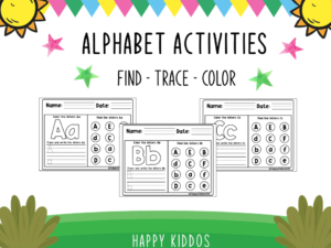 Alphabet Activities: Find -Trace - Color | Made By Teachers