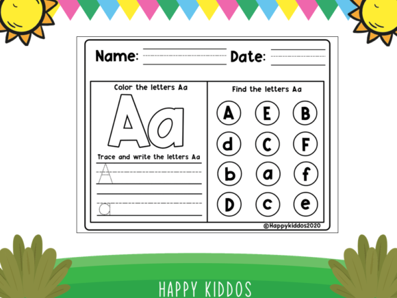 Alphabet Activities: Find -Trace - Color | Made By Teachers