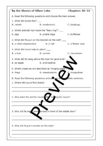 Laura Ingalls Wilder "By the Shores of Silver Lake" worksheets | Made ...