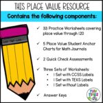 First Grade Place Value NO PREP Worksheets - No Prep Place Value - Tens ...
