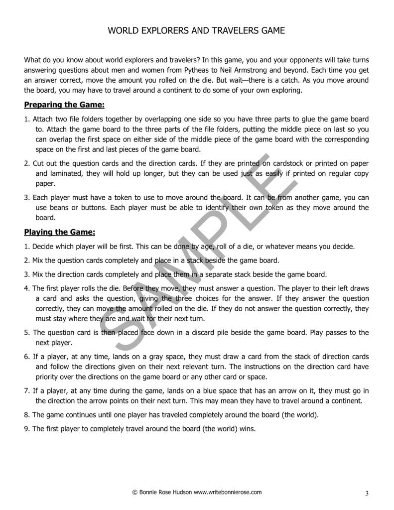 World Explorers and Travelers Game | Made By Teachers