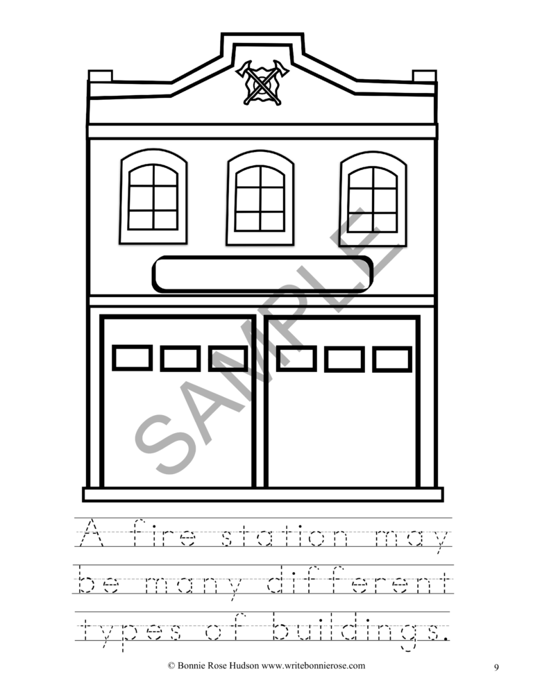 Fire Safety, Fighting, and Prevention Coloring Book-Level B - Made By ...