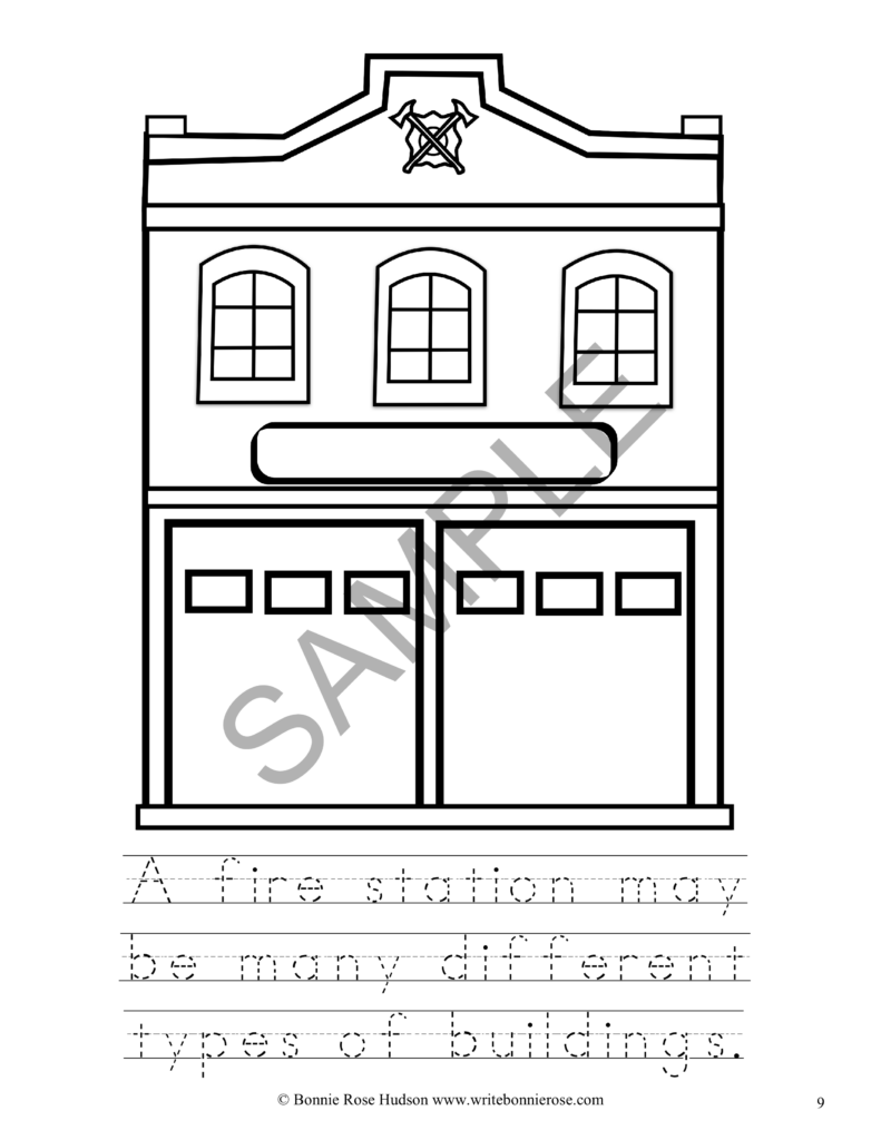 Fire Safety, Fighting, and Prevention Coloring Book-Level B | Made By ...