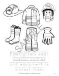 Fire Safety, Fighting, and Prevention Coloring Book-Level B | Made By ...