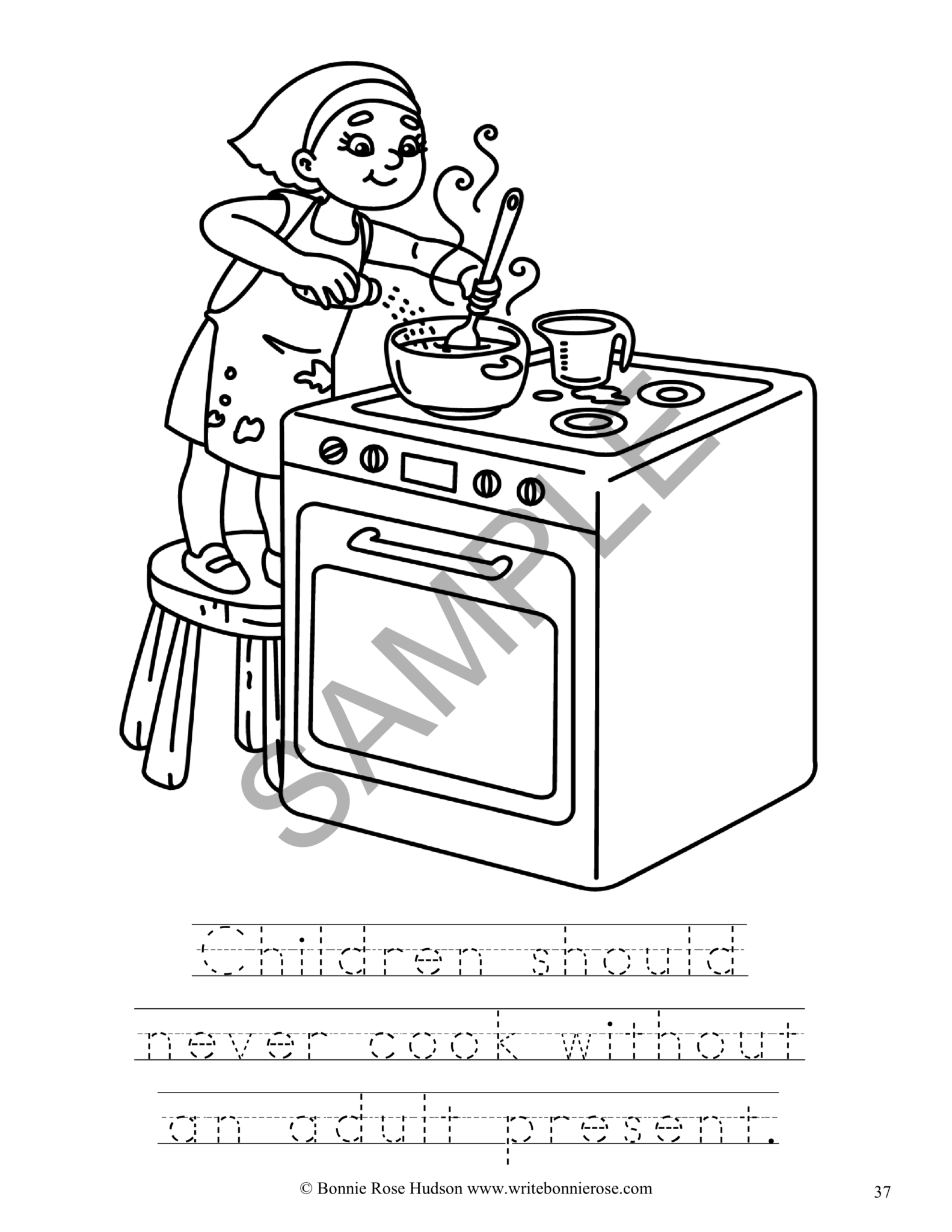 Fire Safety, Fighting, and Prevention Coloring Book-Level B | Made By ...