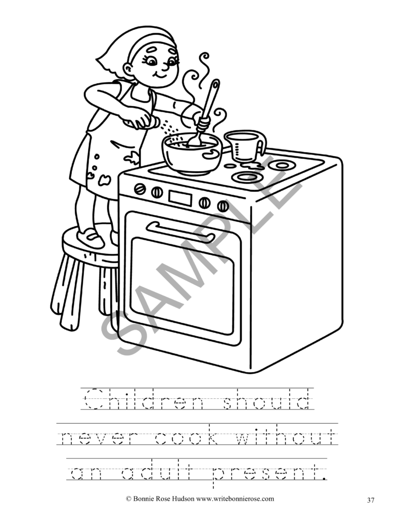 Fire Safety, Fighting, and Prevention Coloring Book-Level B | Made By ...