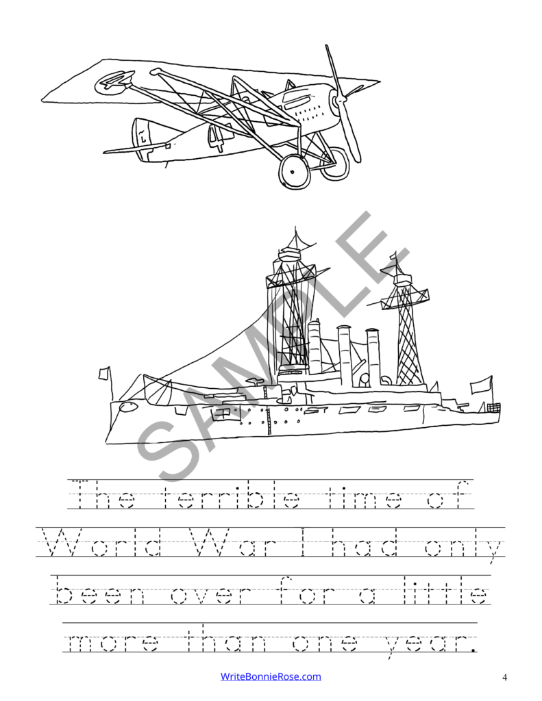 Story of the 1920s in America Coloring Book-Level B | Made By Teachers