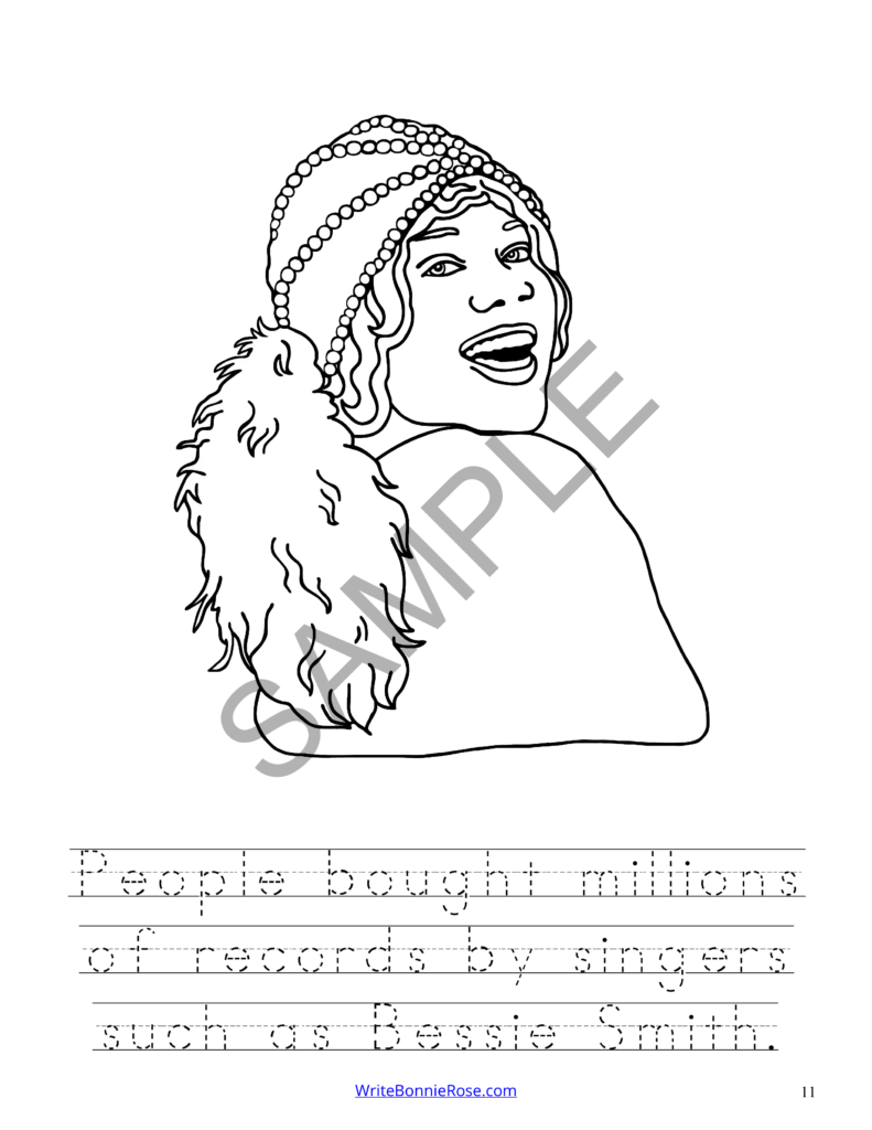 Story of the 1920s in America Coloring Book-Level B | Made By Teachers