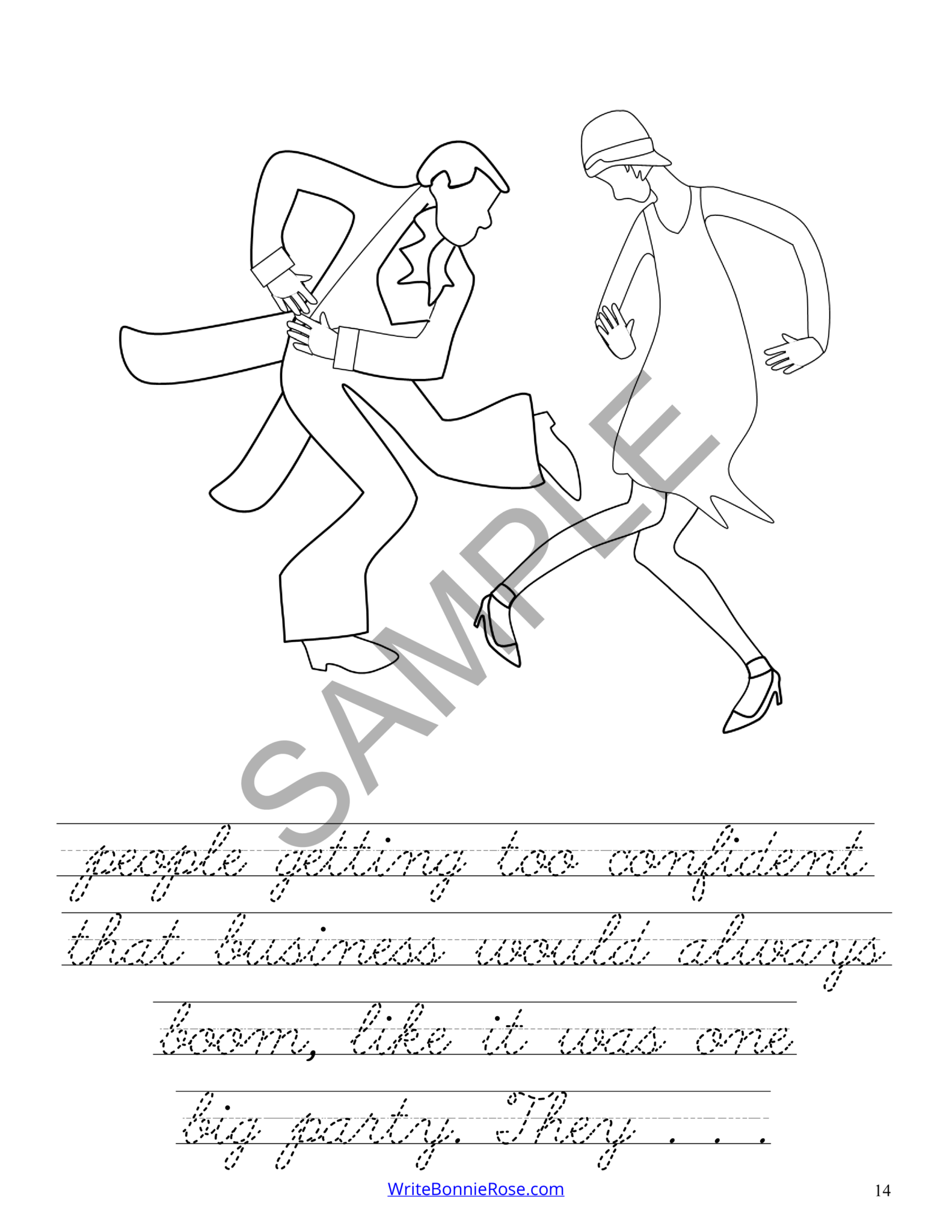 Story of the 1930s in America Coloring Book-Level C | Made By Teachers