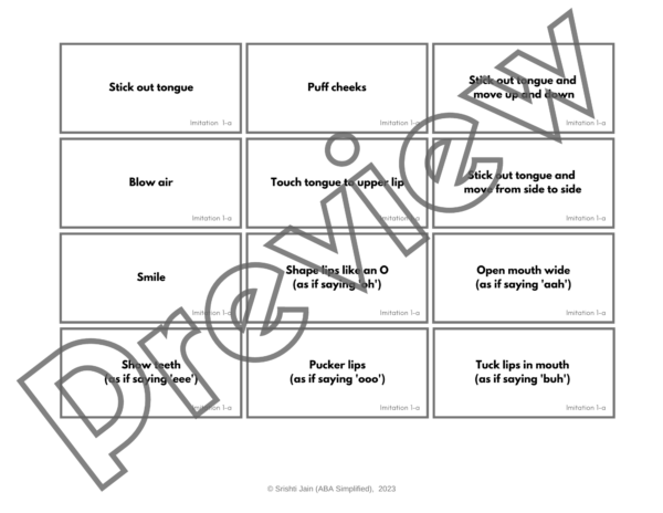 VB-MAPP Aligned Task Cards | Motor Imitation Level 1 | Made By Teachers