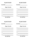 Printable Task Checklist Template for Students | Made By Teachers