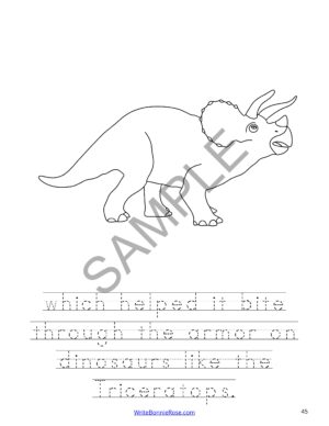 Learning About Dinosaurs Coloring Book-Level B | Made By Teachers