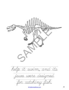 Learning About Dinosaurs Coloring Book-Level C | Made By Teachers