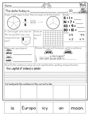 March Morning Work {3rd Grade} | Made By Teachers