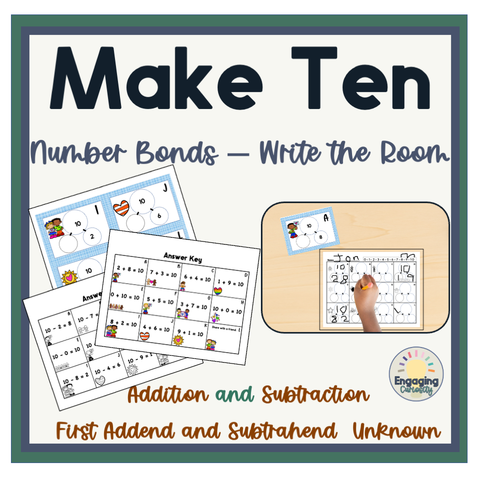 Make A Ten To Add And Subtract Made By Teachers Make A Ten To Add And Subtract Made By Teachers