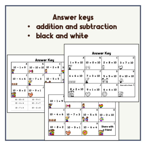 Make A Ten to Add and Subtract | Made By Teachers
