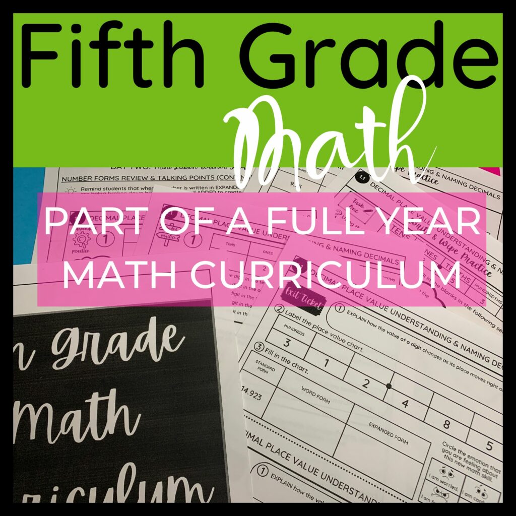 FREE Sample - 5th Grade Math Decimal Place Value | Made By Teachers