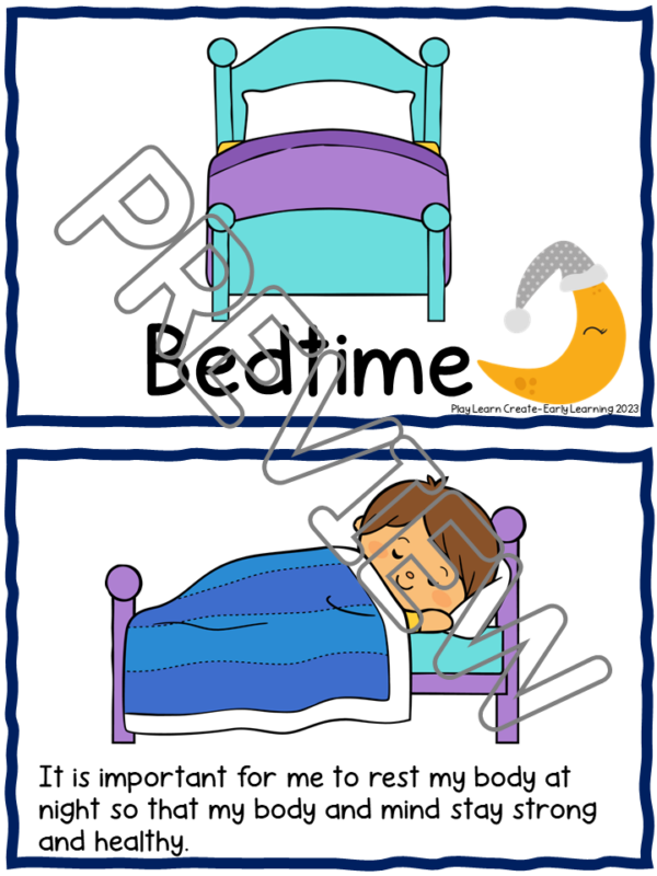 Bedtime Social Skills Story and Routine Chart | Made By Teachers