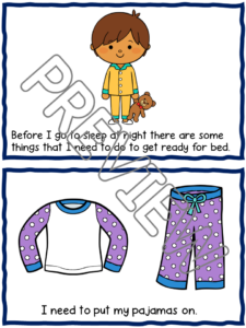 Bedtime Social Skills Story and Routine Chart | Made By Teachers