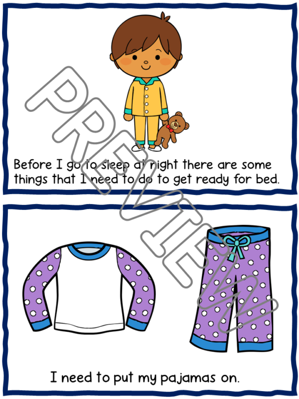 Bedtime Social Skills Story and Routine Chart | Made By Teachers