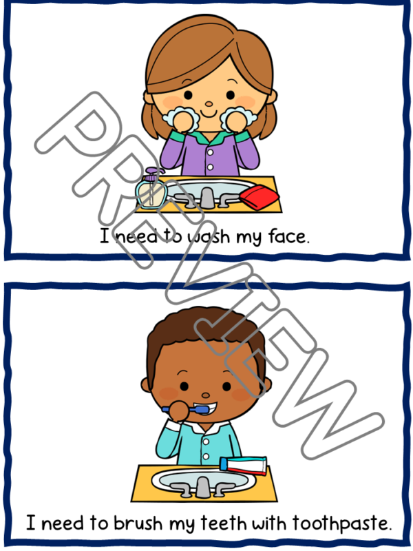 Bedtime Social Skills Story and Routine Chart - Made By Teachers