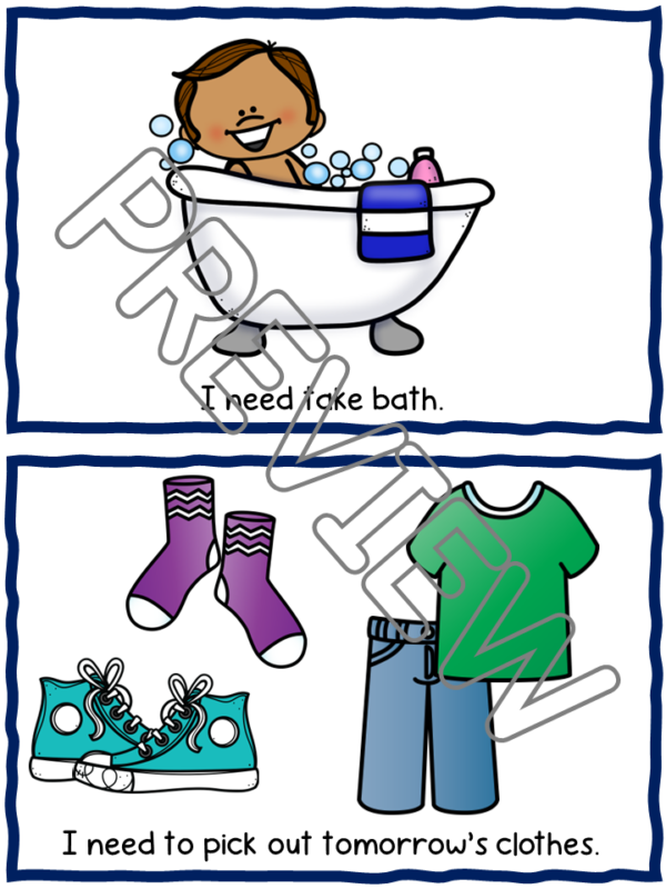 Bedtime Social Skills Story and Routine Chart | Made By Teachers