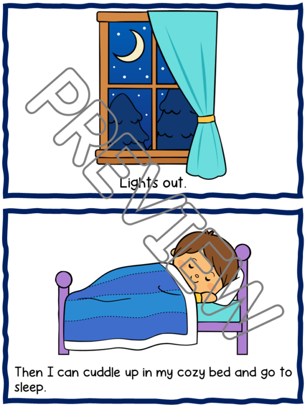 Bedtime Social Skills Story and Routine Chart | Made By Teachers