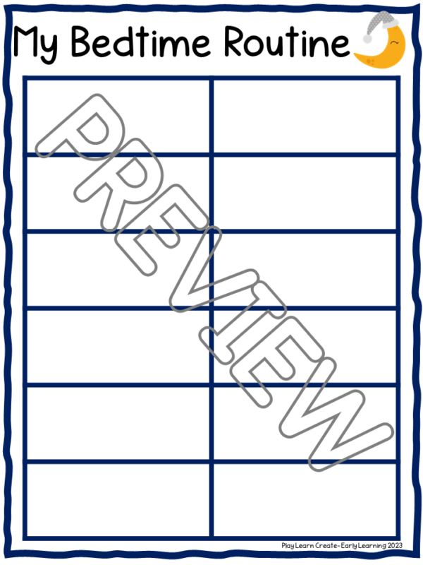 Bedtime Social Skills Story and Routine Chart | Made By Teachers