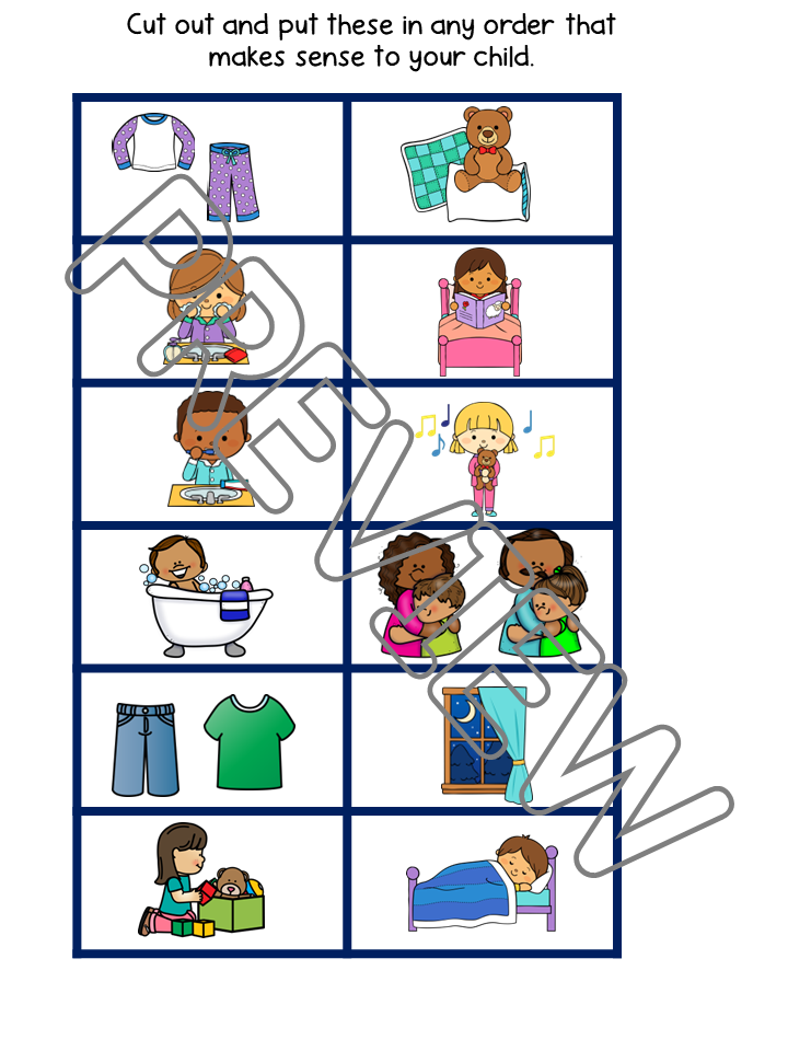 Bedtime Social Skills Story and Routine Chart | Made By Teachers