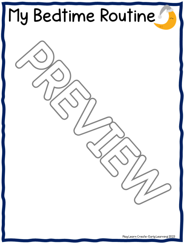 Bedtime Social Skills Story and Routine Chart | Made By Teachers