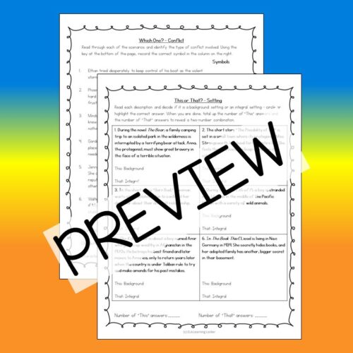 Elements of Fiction Escape Room | Made By Teachers