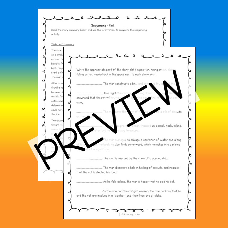 Elements of Fiction Escape Room | Made By Teachers