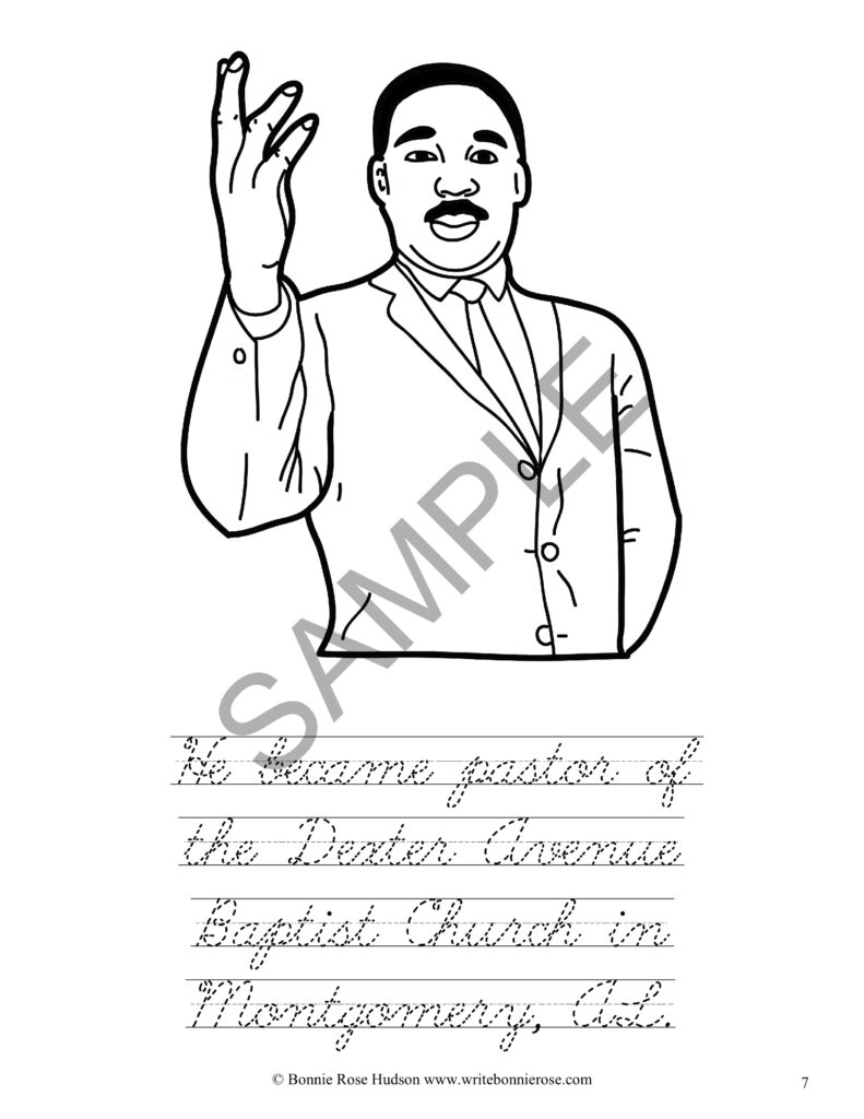 Martin Luther King, Jr. Coloring Book-Level C | Made By Teachers