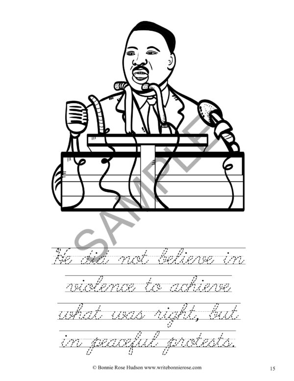 Martin Luther King, Jr. Coloring Book-Level C | Made By Teachers